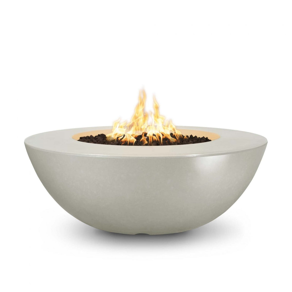 The Outdoor Plus 48” Sedona Fire Pit – Wide Ledge - GFRC Concrete - Na ...